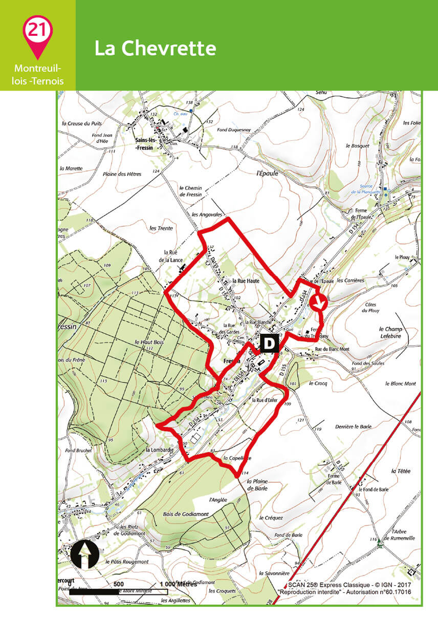 la chevrette carte - Eden 62